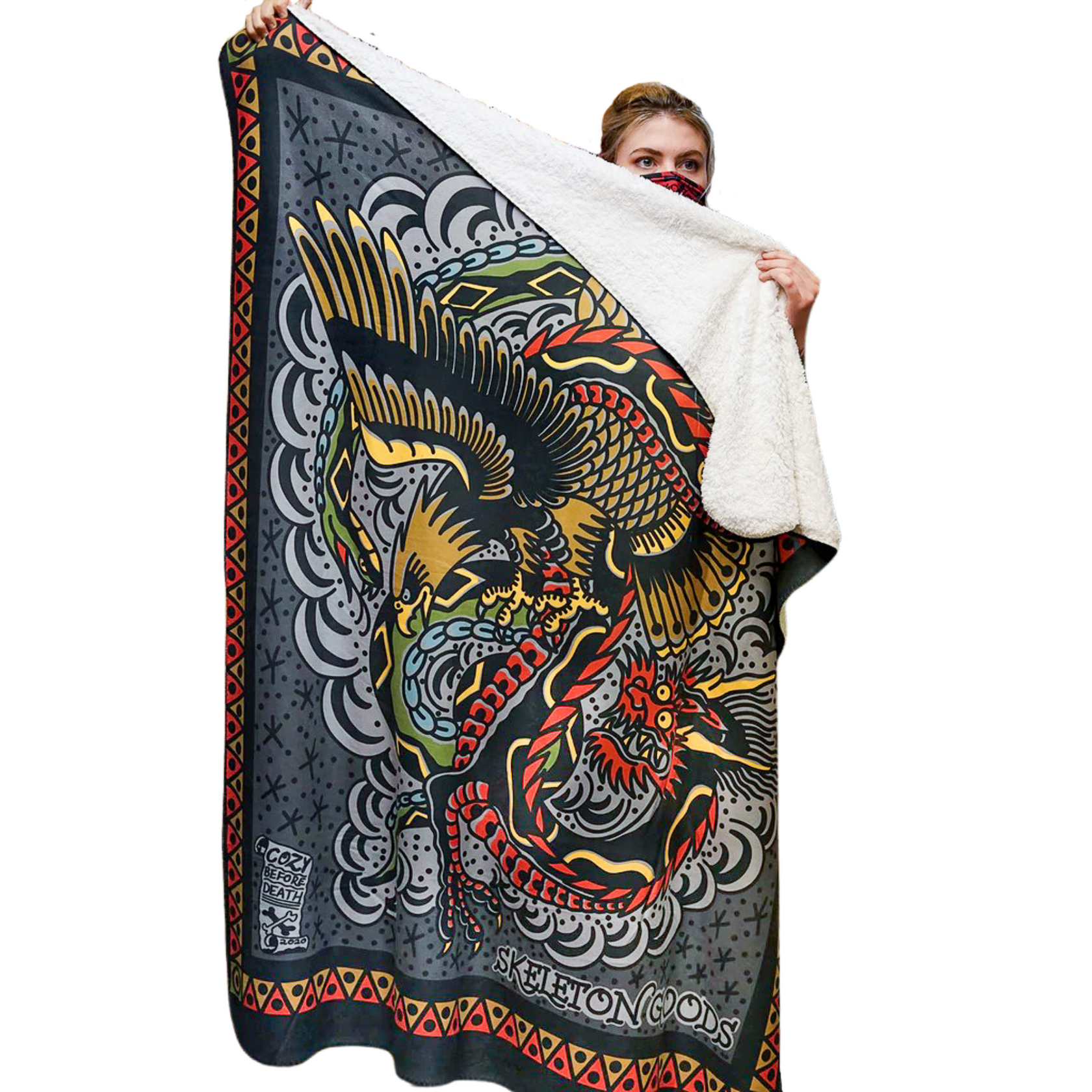 Battle Royal Sherpa Blanket – Skeleton Goods