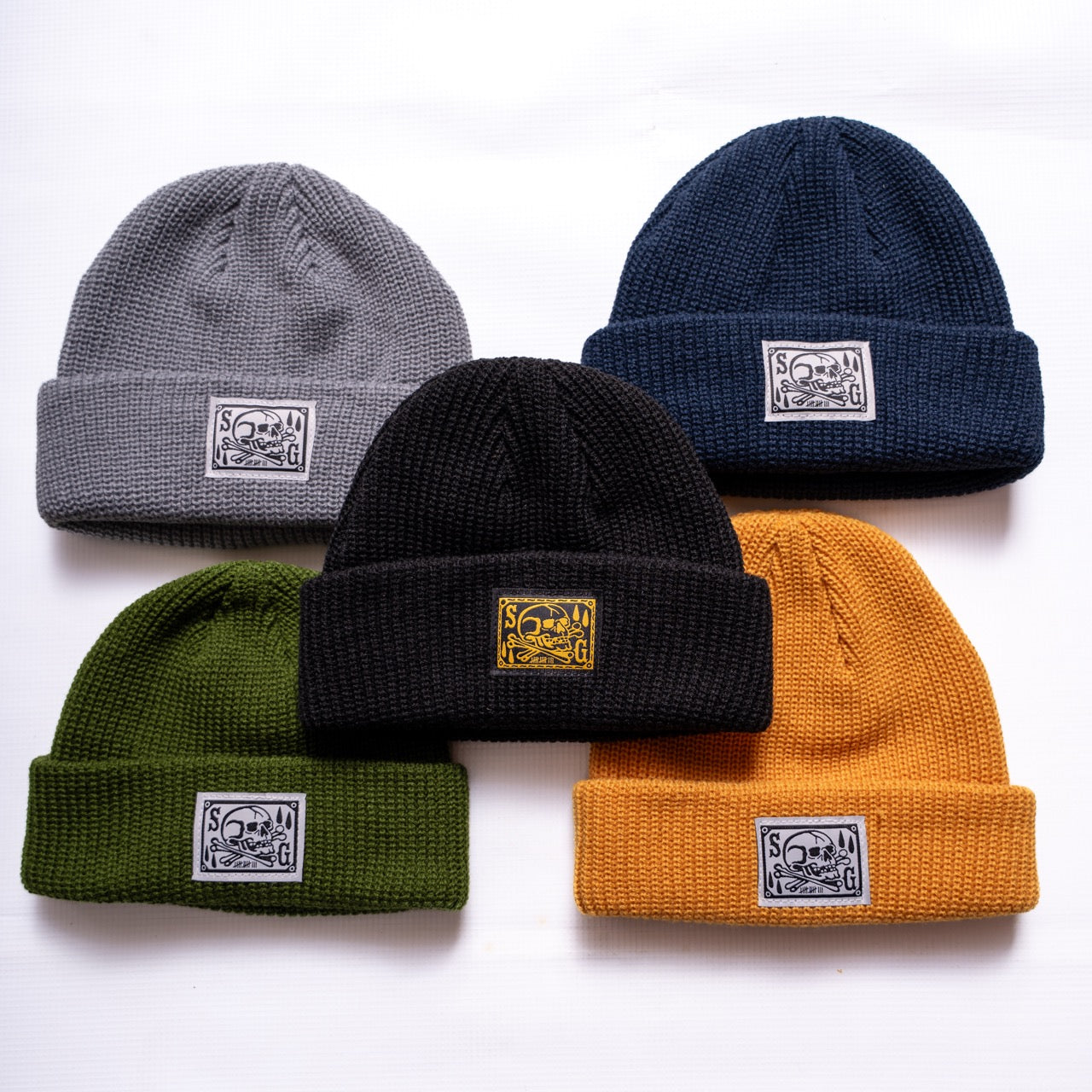 Skull Fisherman Beanie – Skeleton Goods